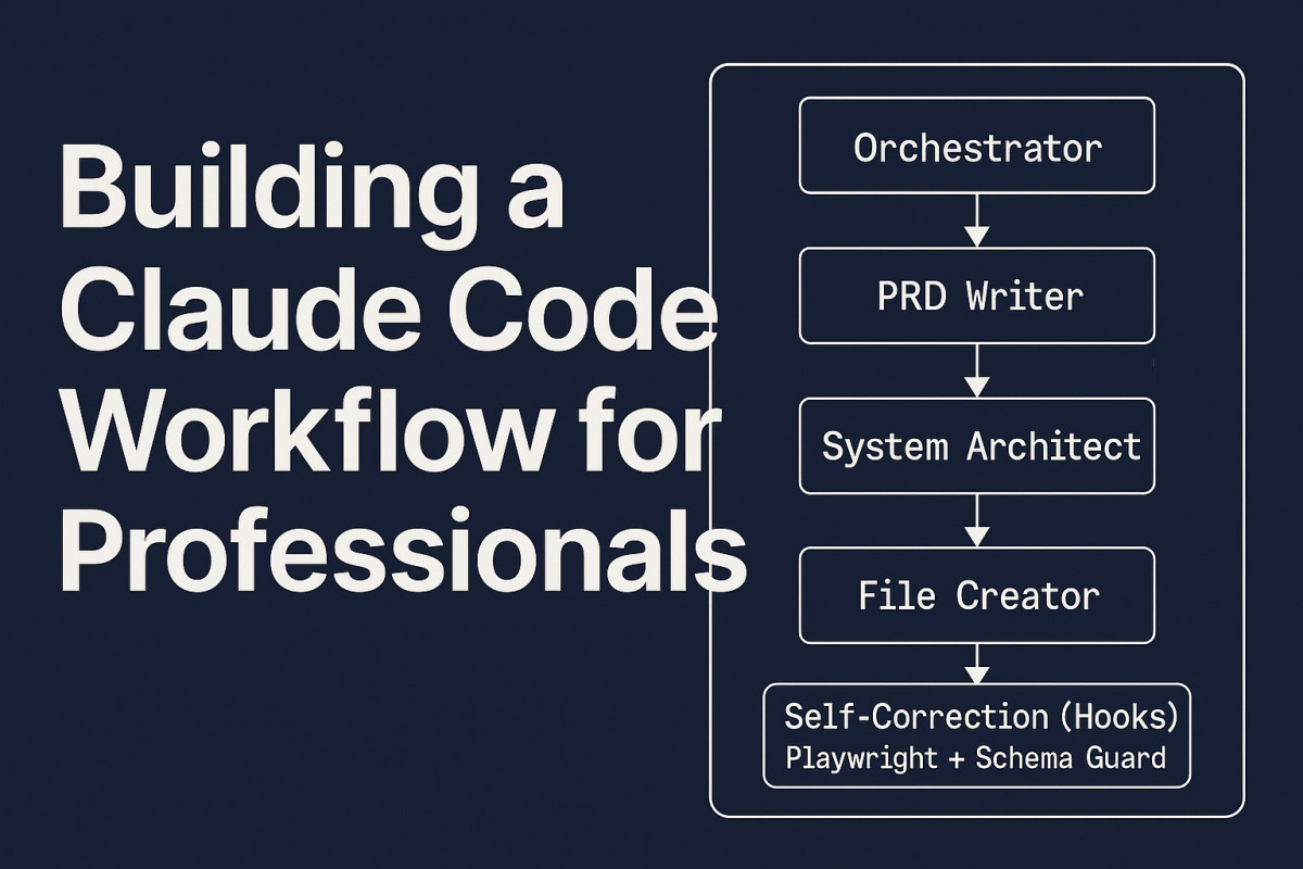 Building a Claude Code Workflow for Professionals - Geek Bacon